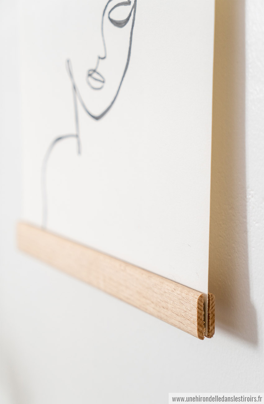 DIY Line art | Une hirondelle dans les tiroirs