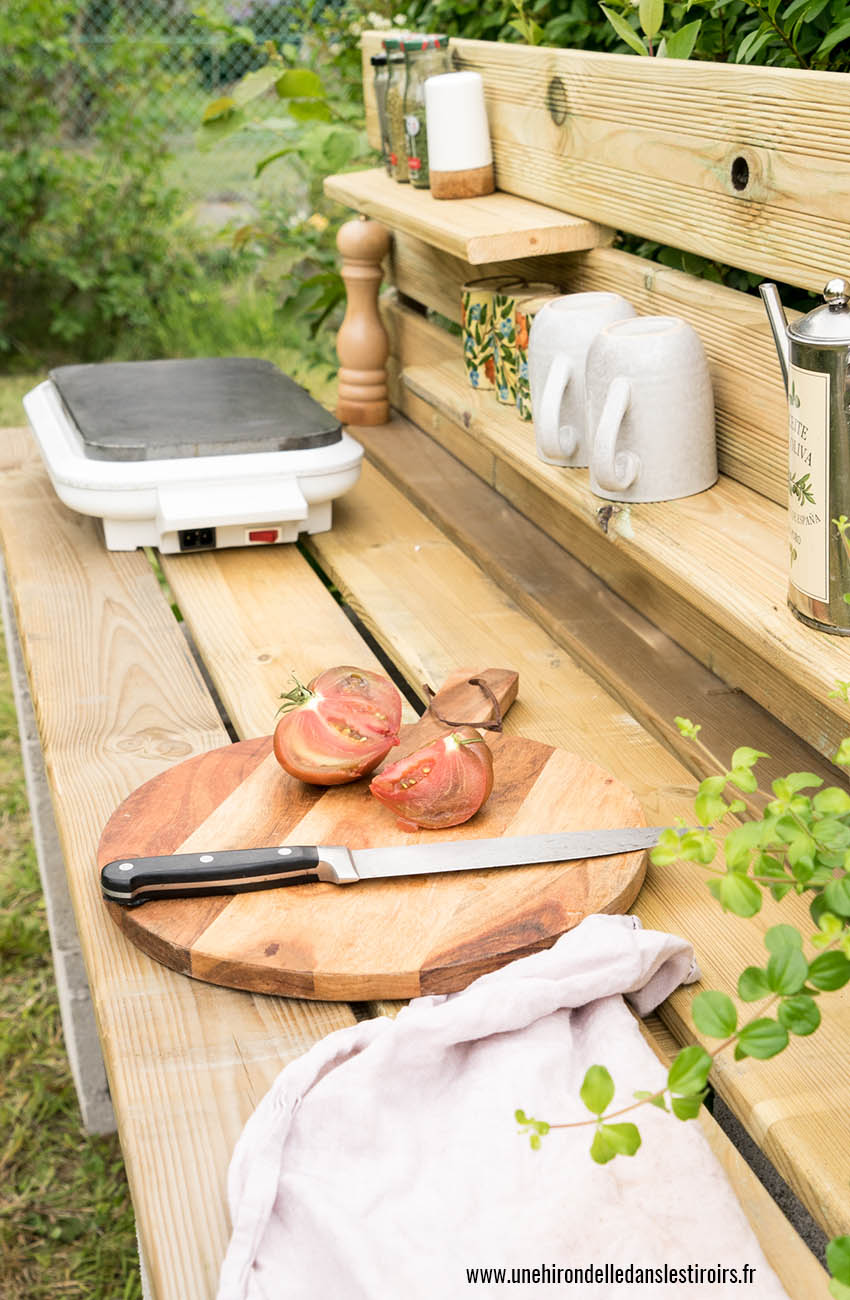 DIY cuisine d'été démontable, rapide et pas chère | Une hirondelle dans ...